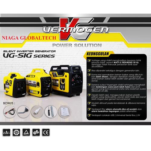 Jual VERMOGEN VG-SIG1500 SILENT INVERTER GENERATOR 1500WATT 220V - Kab ...