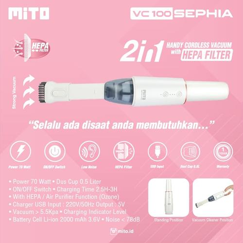 Jual VACUUM MITO 2in1 VC-100 Sephia - Hitam - Kota Surabaya - FAFILA ...