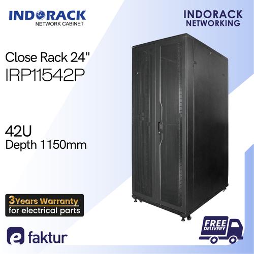 Jual Indorack Close Rack 42U Perforated Rak Server 24" D. 1150mm ...