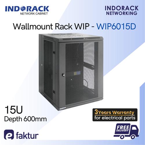 Jual Indorack Wallmount Rack 15U Double Perforated Door D. 600mm ...