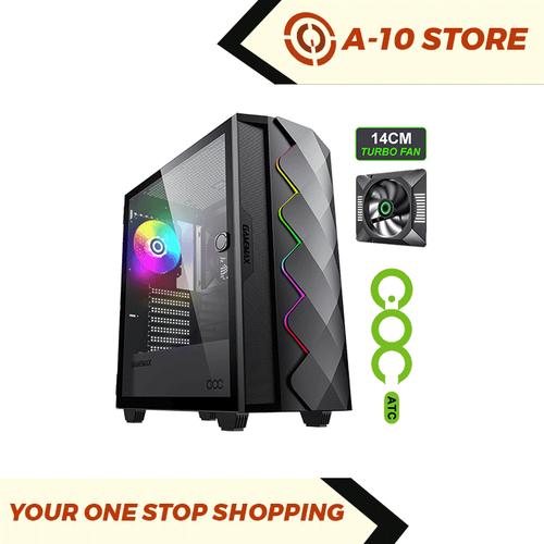 Jual GAMEMAX Diamond Black COC PC Case with COC Turbo Fan - Jakarta ...