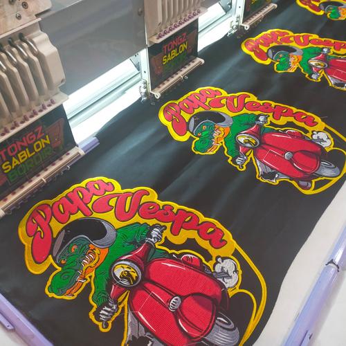 Jual Emblem bordir a3 desain banyak warna / rumit - Kab. Kediri - TONGZ ...