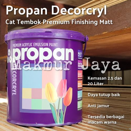 Jual Propan Decorcryl Cat Tembok Interior Premium Tinting Warna - Putih ...