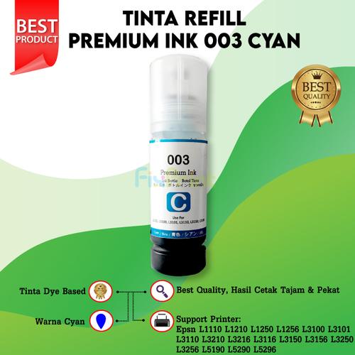 Jual Tinta Epson 003 Premium Ink T00V Refill Printer L1110 L3110 L3150 ...