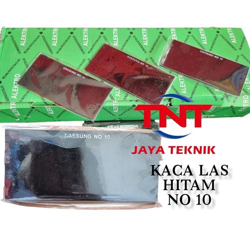 Jual KACA LAS HITAM NO 10 / KACALAS HITAM DIN 10 / KACA KEDOK LAS NO 10 ...