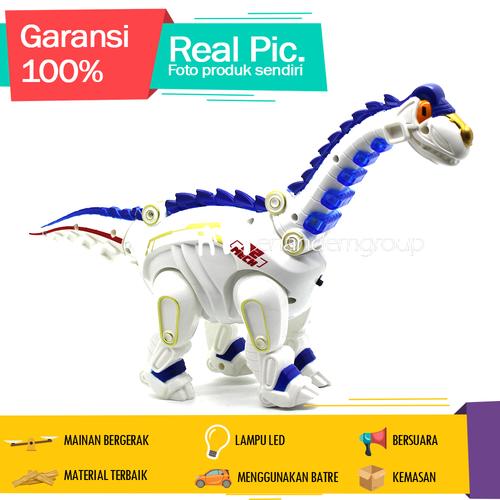 Jual Mainan Robot Anak Laki Laki Dinosaurus Brachiosaurus Berjalan ...