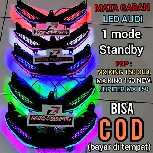 Jual MATA GABAN MX KING 150 LED AUDI DRL - alis putih, mata merah - Kota Tangerang - ZONA ...