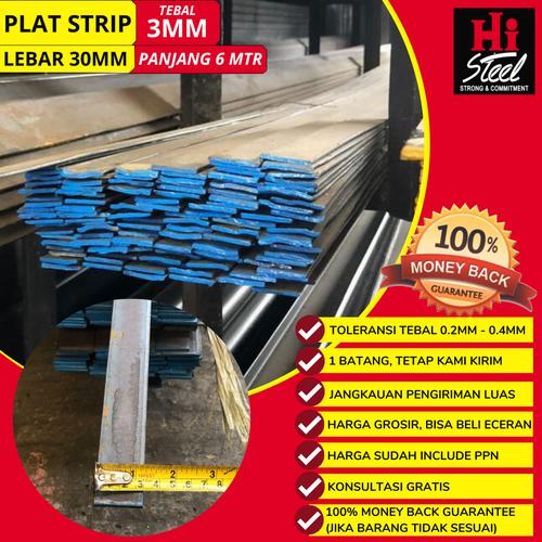 Jual Plat Strip 3mm X 3cm X 6m - Kota Bekasi - Hi Steel | Tokopedia