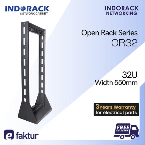 Jual Indorack Open Rack 32U Rack Server 19" OR32 Rak Server Modem ...