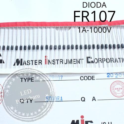 Jual DIODA FR107 FR 107 MIC 1A 1000V RENTENG FAST RECOVERY DIODE - Kota ...