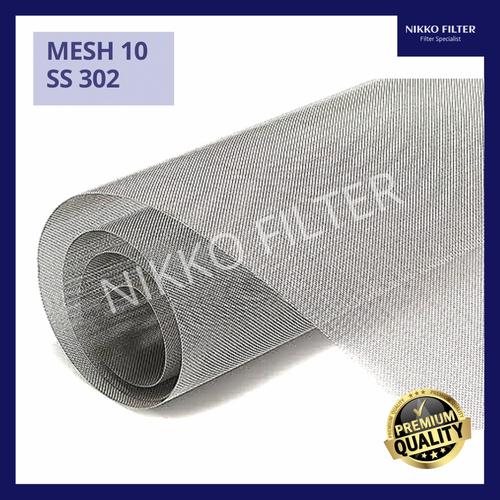 Jual Wiremesh 10 Saringan SS 302 1M / Ayakan Screen Wire Mesh Stainless ...