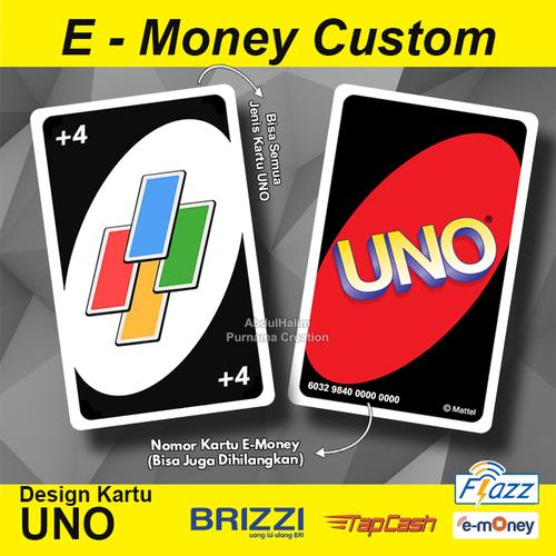 Jual Emoney UNO Kartu Uang Elektronik Design Custom Uno Card Cetak 2 ...
