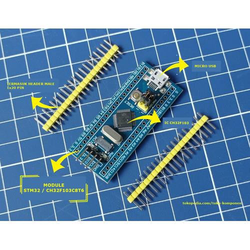 Jual Modul STM32 STM 32 CH32F103C8T6 Microcontroller Arduino Compatible ...