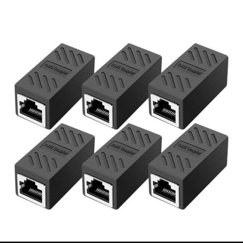 Jual Connector Barrel Rj45 Coupler Cat 5 6 7 Sambungan Rj45-Barel Rj45 ...