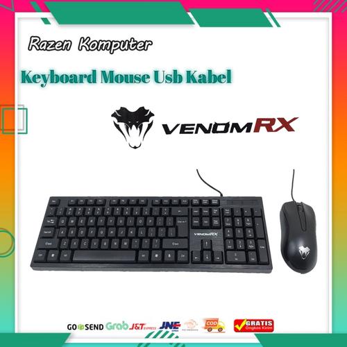 Jual Keyboard Mouse VenomRx Combo Usb Kabel - Kota Surabaya - Razen ...
