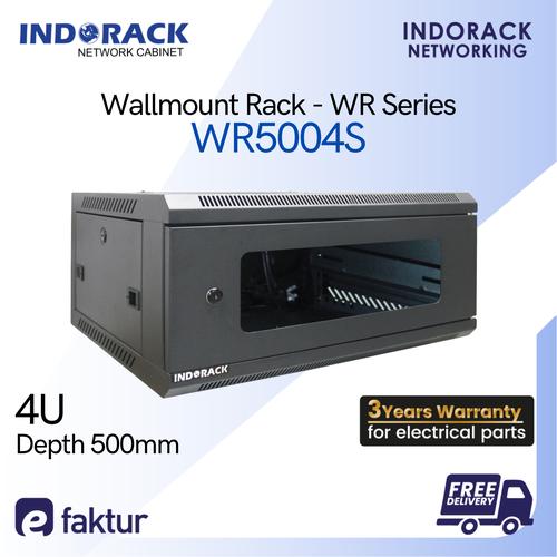 Jual Indorack Wallmount Rack 4U Single Door Rack Server Depth 500mm ...