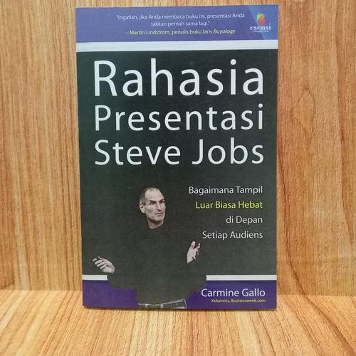 Jual BUKU RAHASIA PRESENTASI STEVE JOBS-CARMINE GALLO - Kota Depok - TOREDO BOOKS | Tokopedia