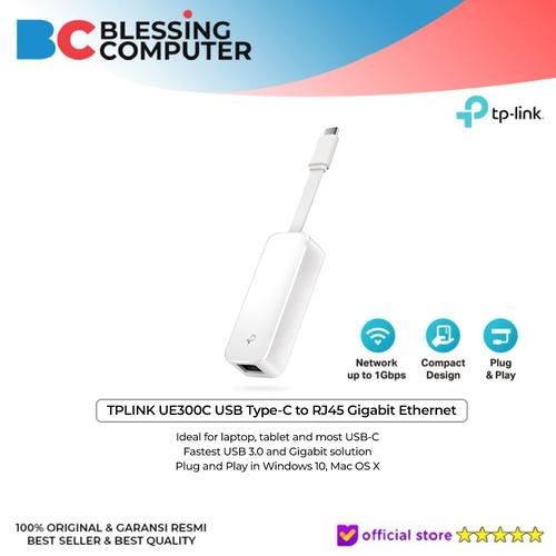 Jual TPLINK UE300C USB Type-C to RJ45 Gigabit Ethernet Network Adapter ...