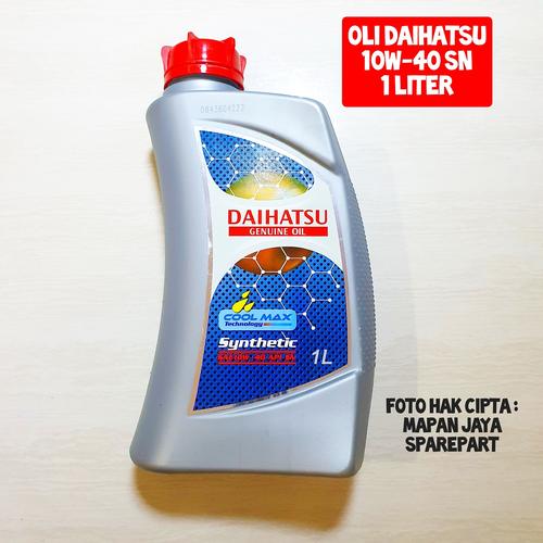 Jual DAIHATSU GENUINE OIL - OLI DAIHATSU 10W-40 API SN SYNTHETIC 1L ...