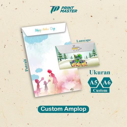 Jual Cetak Amplop Custom Design / Angpau / Lebaran / Ulang Tahun - A6 ...