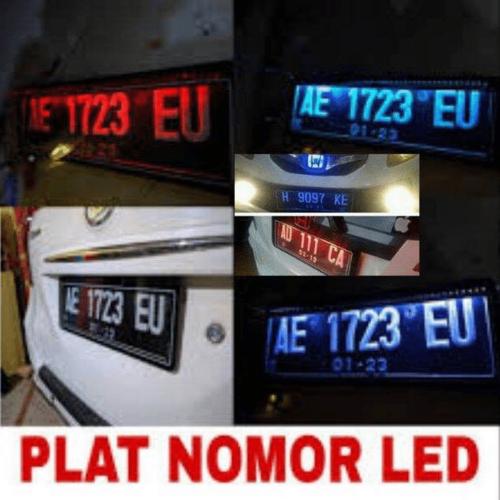 Jual CASING PLAT NOMOR MOBIL AVANZA AKRILIK LAMPU BIRU REM MERAH ...