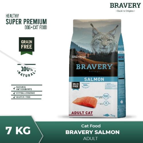 Jual Bravery cat food salmon adult cat 7 kg makanan kucing - Jakarta ...