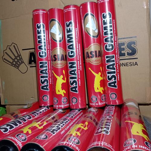 Jual shuttlecock asian games merah original badminton - 78, 1 tabung ...