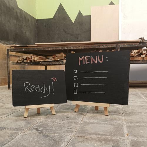 Jual papan tulis kapur chalk board Frameless + stand (papan menu) - 15 ...