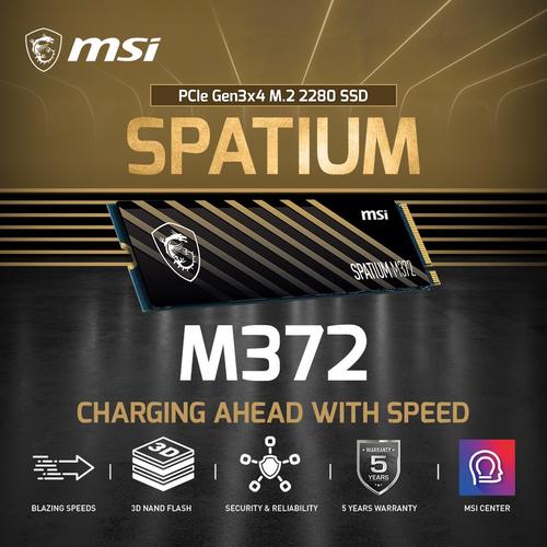 Jual MSI Spatium M372 128GB, SSD M.2 NVMe Gen 3 x4|PCIe 3.0 - Kota Medan - One Di com | Tokopedia