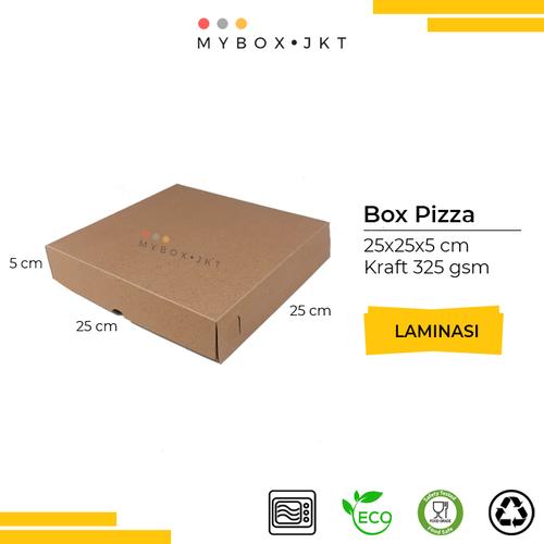 Jual Box Dus Kotak Kardus Pizza 25x25x5 LAMINASI - Jakarta Barat - My ...