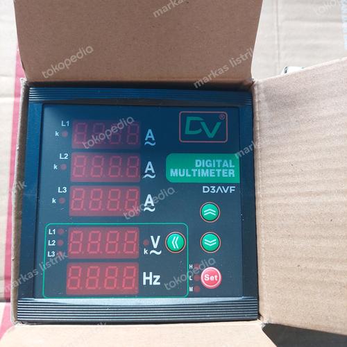 Jual multi meter digital 3phase DV,display 220vAC,VOLT,AMPERE,HZ - Kab ...