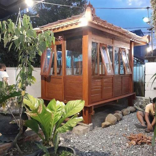 Jual gazebo mushola kayu / gazebo minimalis / saung kayu - Kab. Jepara ...