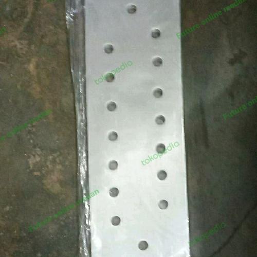 Jual Busbar Aluminium 10 x 100 mm panjang 30 cm, 16 hole lubang 300 ...