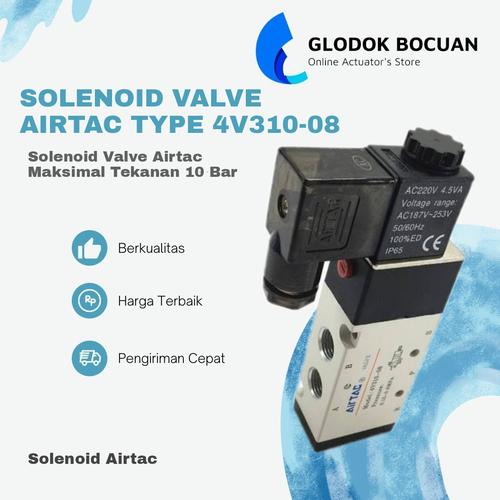 Jual SOLENOID VALVE 4V310-08 4V 310-08 4V 310 08 AIRTAC SELENOID VALVE ...