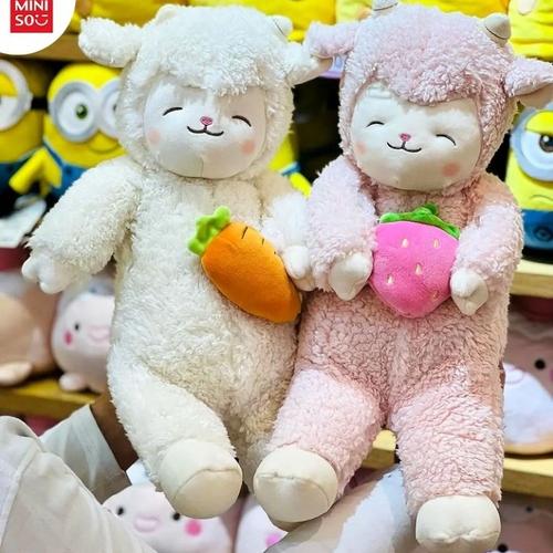 Promo Boneka Domba MINISO Lucu - Lazy sheep plush toy - pink - Jakarta Utara - jastipsripilan ...
