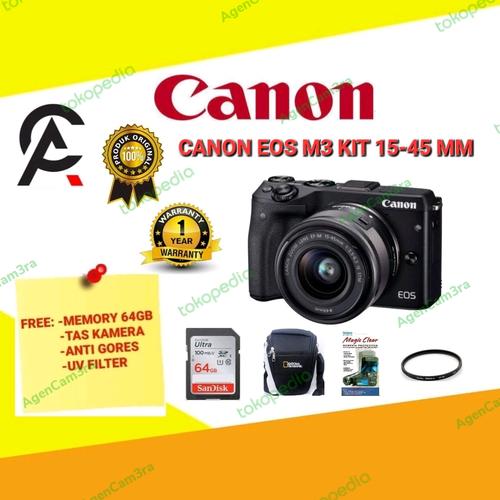 Jual CANON EOS M3 KIT 15-45MM / CANON M3 KIT - 32gb - Jakarta Barat ...