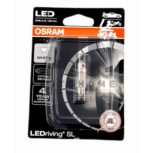 Jual Osram LED Festoon 36mm (Ujung Ganda) Lampu Kabin Plafon Putih ...
