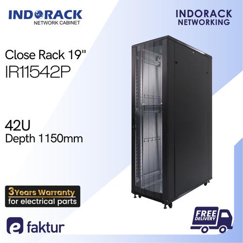 Jual Indorack Close Rack 42U Perforated Rak Server Depth 1150mm ...