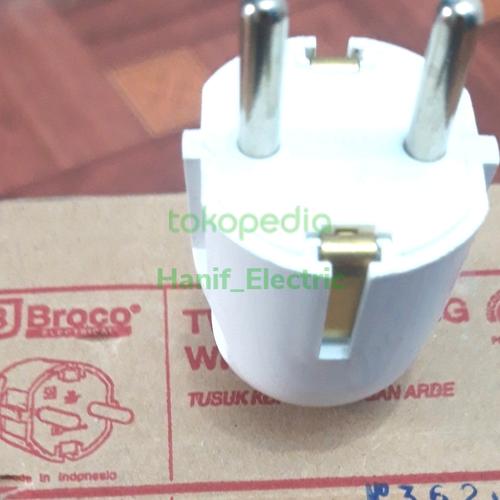 Jual SETEKR BROCO TWO POLE PLUG WITH EARTH - Jakarta Barat - Hanif ...