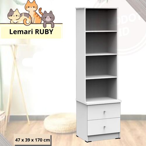 Jual Lemari Rak Buku Minimalis Ruby Multifungsi & Serbaguna - Full ...