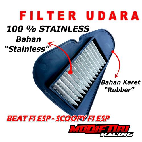 Promo BEAT FI-Filter Udara Stainles - Scoopy fi esp - Filter Udara ...
