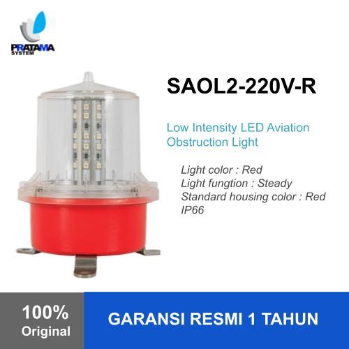 Jual HIGH BRIGHTNESS LED OBSTRUCTION LIGHT - SAOL2-220V-R // QLIGHT ...