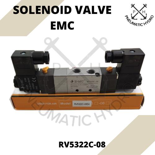 Jual SOLENOID VALVE 5/3 WAY DOUBLE COIL EMC RV5322C-08 - DC24 - Jakarta Barat - Pneumatic Hydro ...