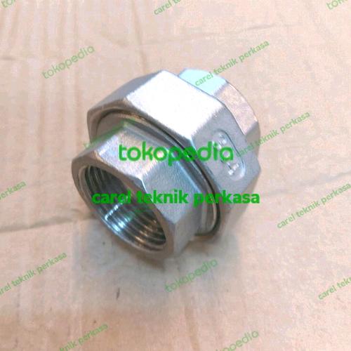 Jual watermur / union stainless ss304 drat 3/4" inch watermur stainless ...