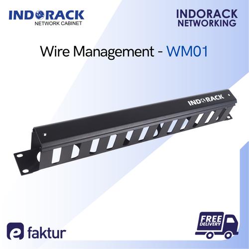 Jual Indorack Accesories Wire Management 1U Jalur Kabel Rak Server 19 ...