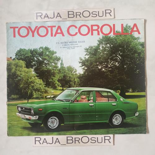 Jual Poster brosur katalog booklet Toyota Corolla Veteran/Corvet KE30 ...