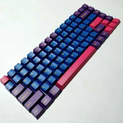 Promo Keycaps PBT Double Shot Iris Colorway Cherry Profile 162 key ...