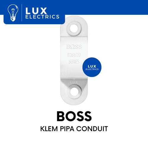 Jual Klem Pipa Conduit 20mm/20 mm BOSS Putih - Kota Bandung - LUX ...
