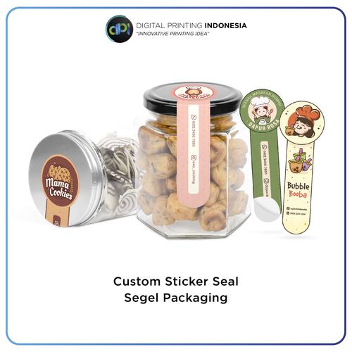 Jual Sticker Seal Packaging Box Makanan - Stiker Label Segel Kemasan ...