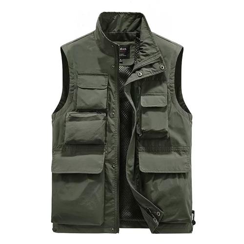 Jual JAKET VEST PRIA LAPANGAN/JAKET ROMPI KANTOR - ARMY, S - Kab. Garut ...